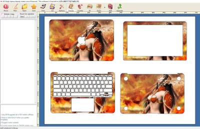 China Daqin Laptop Vinyl Skin And Sticker Making Machine CE for sale