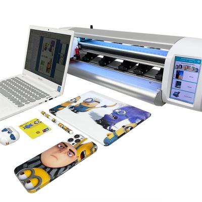 China Customized Laptop Sticker Making Machine Laptop Skin Printer And Cutter With Software for sale