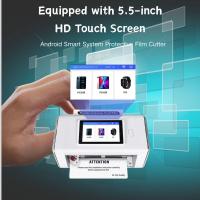 China Daqin A158 Tablet Film Cutting Machine 180mm Max Cutting Width Front/Back Skin Cutting Plastic Stainless Steel Construction for sale