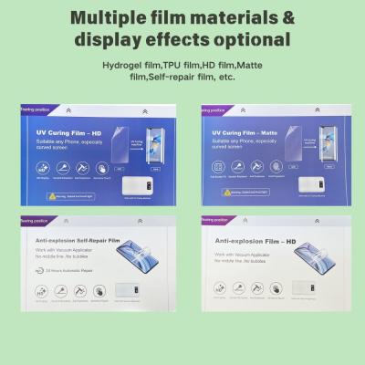 China DAQIN DQUV003 PRO Portable Vacuum UV Laminator for 3D Curved Hydrogel TPU Film for sale