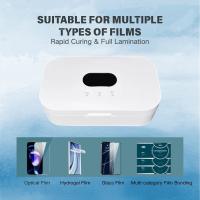 China Mobile Phone Screen Protector UV Curing Machine Built-in Pre-vacuum 365-405nm LED Countdown Display One-touch Control for sale