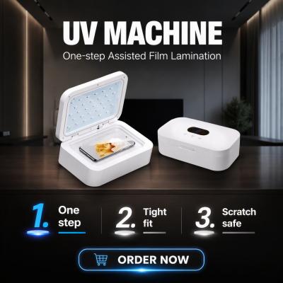China UV Curing Machine Vacuum Bonding 3D Curved Screen Protector Laminator for Hydrogel Optical Glass Film for sale