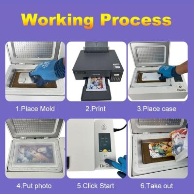 China DP108 Daqin 3D Vacuum Heat Press Sublimation Machine for Retail Store DIY Phone Case Business for sale