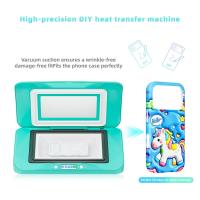 China Universal Mold Technology 3D Curved Surface Transfer Vertical Press for Phone Case Application Heat Transfer Printing Machine for sale