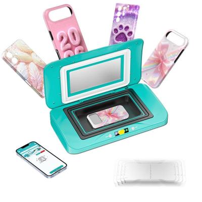 China Universal Mold Technology 3D Vacuum Transfer Printing Custom Pattern Service for Phone Back Cover 3D Film Transfer Machine for sale