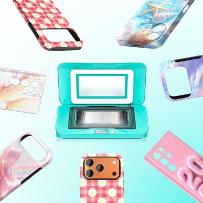 China Universal Mold Technology 3D Curved Surface Transfer Vertical Press for Phone Case Application Heat Transfer Printing Machine for sale