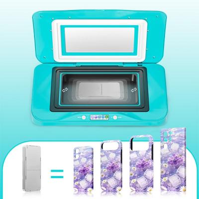 China Universal Mold Design Supported Vacuum Film Transfer Printing for Mobile Phone Back Cover Phone Case Transfer Machine for sale