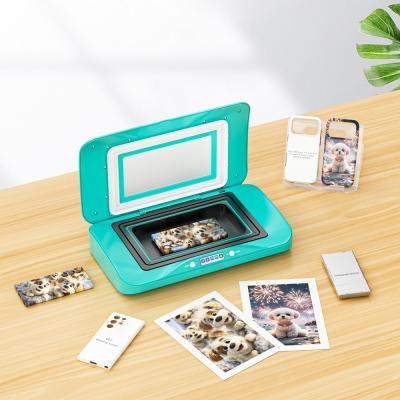 China Universal Mold Compatible Design 3D Curved Surface Transfer for Curved Phone Case Film Wrapping 3D Vacuum Heat Transfer Machine for sale