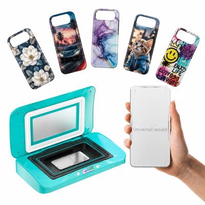 China Universal Mold Compatible Custom Pattern Printing 3D Vacuum Heat Transfer for Phone Back Cover Vacuum Film Transfer Machine for sale