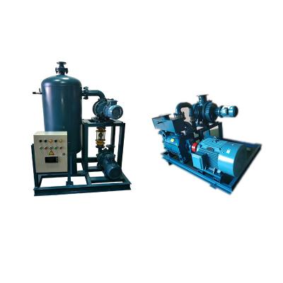 China Rotary Vane Vacuum Pump Unit 0.5mbar Ultimate Vacuum G1/2 Inlet Port 50/60Hz 1.2L Oil Capacity for sale