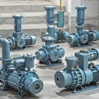 China 1.2L Rotary Vane Vacuum Pump Unit 0.5mbar 50/60Hz Aluminum for sale