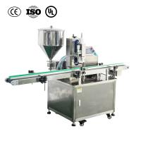 China Single Head Servo Filling Machine 220V 10-200ml Volumetric Liquid Filler for sale