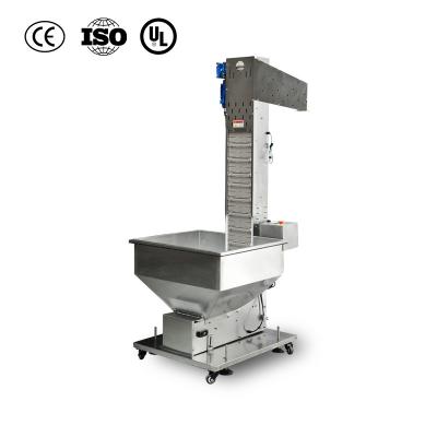 China Modular Cap Feeder Elevator 300-1200 Caps per Minute 304 Stainless Steel Adjustable Lifting Height for sale