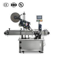 China Full Automatic Flat Labeling Machine 220V 0.8KW Servo Driven ±0.5mm Accuracy 100 Bottles Per Minute for sale
