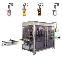 China Food Grade Automatic Juice Filling Machine 100-5000mL 20-80 BPM 304/316L Stainless Steel for sale
