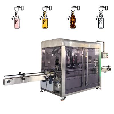 China Food Grade Automatic Juice Filling Machine 100-5000mL 20-80 BPM 304/316L Stainless Steel for sale