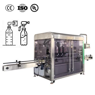 China DT-GS1000 Linear Filling Machine with Diving-Type Dual-Speed Filling, 100ml-5000ml Range, and PLC Touch Screen Control for sale