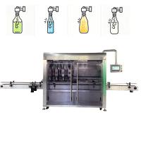 China PLC Control Linear Filling Machine 20 - 80 Bottles/Minute Automatic Filling Machines for sale