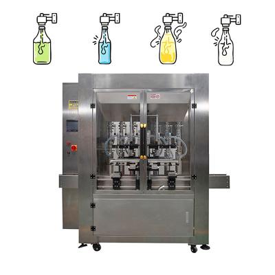 China Food Grade Stainless Steel Piston Filling Machine 50-1000ml 30-80 BPM Compact Automated for sale
