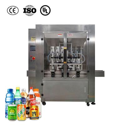 China PLC Control Volumetric Filling Machine Food Grade Piston Filler Machine Customized for sale