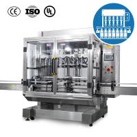 China Automatic Gravity Liquid Filling Machine 50-1000ml ±1% Accuracy Stainless Steel CE GMP for sale