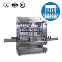 China Automatic Gravity Liquid Filling Machine 50-1000ml ±1% Accuracy Stainless Steel CE GMP for sale