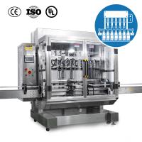 China Automatic Gravity Liquid Filling Machine 50-1000ml ±1% Accuracy Stainless Steel CE GMP for sale