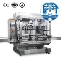 China Customized Gravity Filling Machine Multi Nozzle Gravity Bottle Filler With One Click Changeover for sale