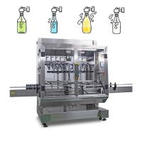 China Compact Gravity Filling Machine High Precision Liquid Bottle Filling Machine Customized for sale
