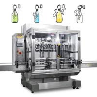 China Compact Gravity Filling Machine High Precision Liquid Bottle Filling Machine Customized for sale