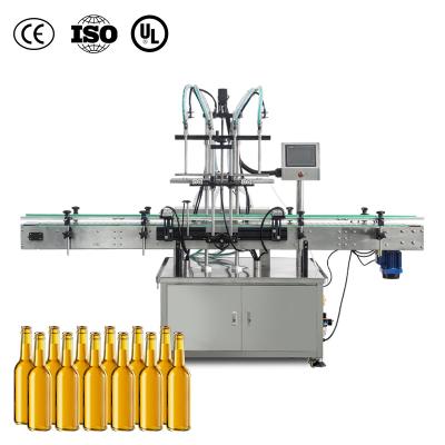 China PLC Control Magnetic Pump Filling Machine Customized Beer Bottle Filling Machine for sale