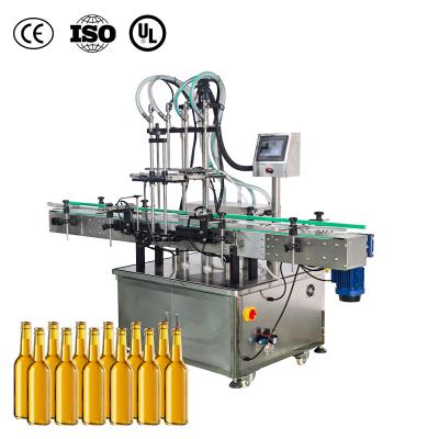 China Non-contact Magnetic Drive Multi Head Filling Machine with Food-grade 304 Stainless Steel and High-precision Frequency Conversion Flow Control for sale