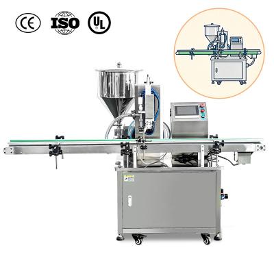 China Single Head Servo Filling Machine 10-200ml ±1% Accuracy 20-30 Bottles Per Minute Automatic Bottle Filler for sale