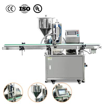 China Food Grade Servo Filler Universal Volumetric Liquid Filling Machine 10-200ml Customized for sale