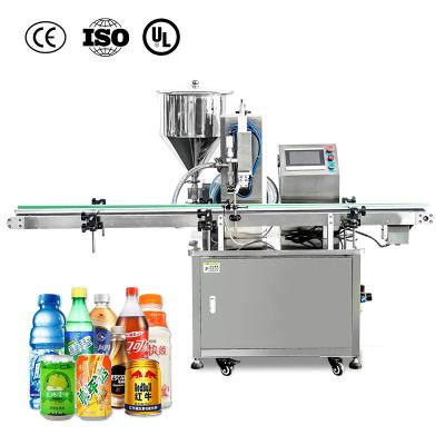 China Industrial Single Head Liquid Filling Machine 10-200ml 20-30 Bottles Per Minute Servo Drive for sale