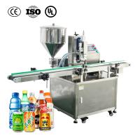 China Industrial Single Head Liquid Filling Machine 10-200ml 20-30 Bottles Per Minute Servo Drive for sale