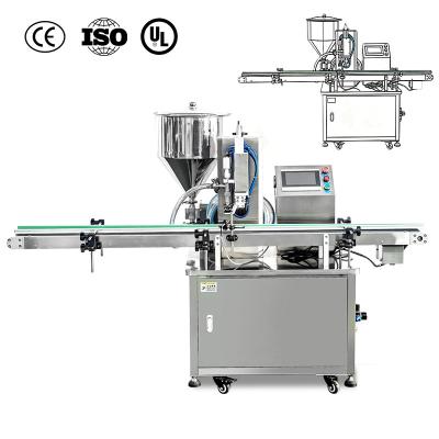 China Intelligent Servo Piston Filler 10-200ml Food Grade 304 Stainless Steel Filling Machine 2000W for sale