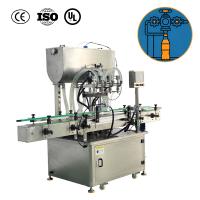 China 4 Nozzle Gear Pump Filling Machine 220V 5000ml Industrial Bottling Line for sale