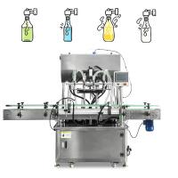 China Food-grade 304 Stainless Steel Gear Pump Filling Machine with High-precision Frequency Conversion Control and Compact Structure for sale