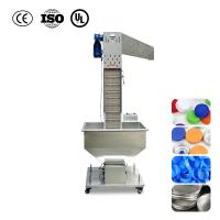 China Food-Grade 304 Stainless Steel Cap Sorting Elevator with Adjustable Lifting Height and High-Precision Cap Sorting for sale