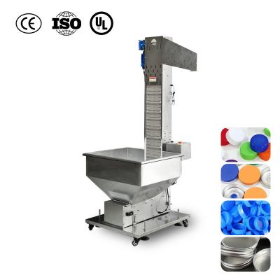 China Food-Grade 304 Stainless Steel Cap Sorting Elevator with Adjustable Lifting Height and High-Precision Cap Sorting for sale