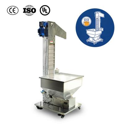 China 0.37KW Cap Elevator Feeder Machine 220V AC Food Grade 304 Stainless Steel 20-130mm Cap Size for sale