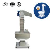 China 0.37KW Cap Elevator Feeder Machine 220V AC Food Grade 304 Stainless Steel 20-130mm Cap Size for sale