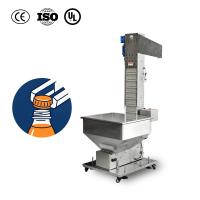 China Fully Enclosed Cap Elevator Conveyor Hygienic Cap Feeding Machine 0.37KW for sale