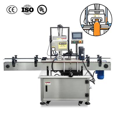 China Automatic 4 Wheel Capping Machine 30-100 BPM Food Grade 304 Stainless Steel Bottle Capper for sale