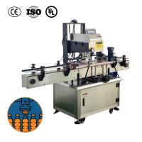 China 0.37KW Automatic Capping Equipment PLC Control Servo Capping Machine With 30 - 100 BPM Speed for sale