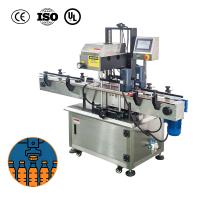 China 0.37KW Automatic Capping Equipment PLC Control Servo Capping Machine With 30 - 100 BPM Speed for sale