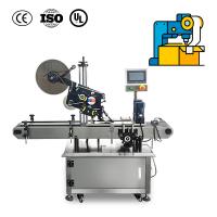 China Fully Enclosed Automatic Flat Labeling Machine 304 Stainless Steel 100 Bottles per Minute for sale