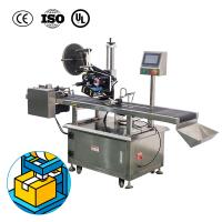 China 220V 50Hz Paging Labeling Machine with 100 CPM Output and ±1mm Labeling Accuracy for Flat Products for sale