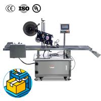 China 220V 50Hz Paging Labeling Machine with 100 CPM Output and ±1mm Labeling Accuracy for Flat Products for sale